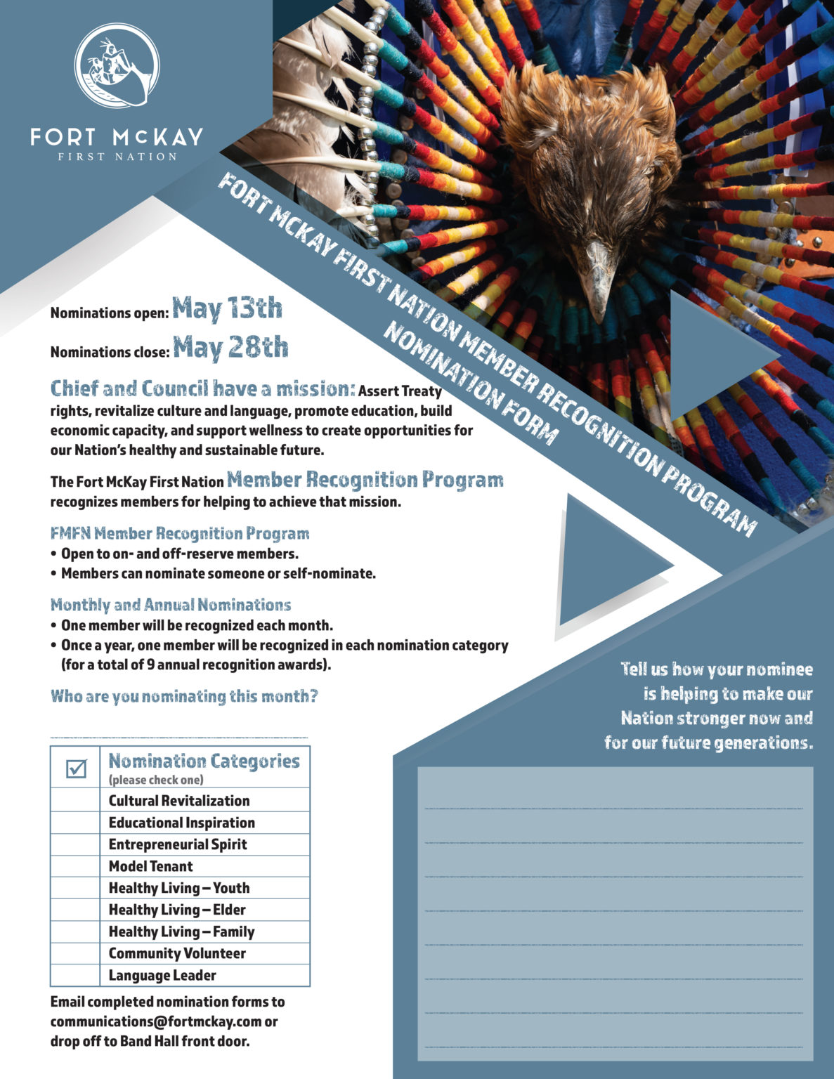 Fort McKay First Nation Member Recognition Program - Fort McKay First ...